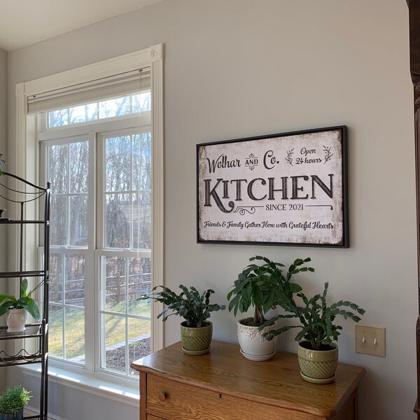 Kitchen Signs Personalized | Custom Kitchen Sign | Personalized Kitchen ...