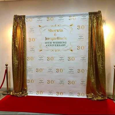 50th Birthday Backdrop Personalized Aged to Perfection,custom Step and ...