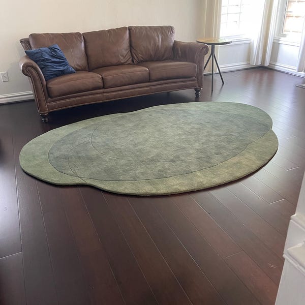 Minimalist Modern Abstract Irregular Odd Shape Unique Handmade ...