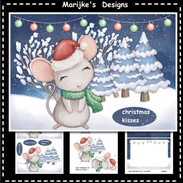Christmas Forest Animals Clipart. Winter Wonderland. Woodland Animals ...
