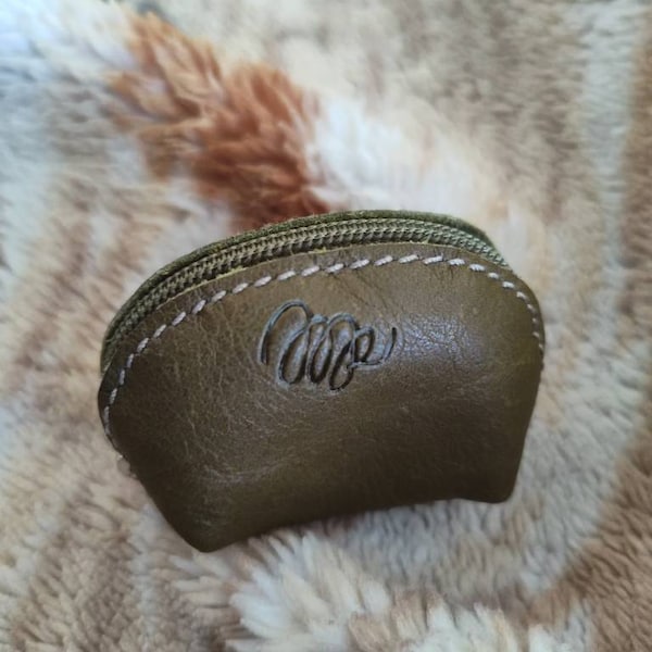 Tiny Leather Coin Purses, Mini Coin Purses, Coin Bags, Tiny Folding ...