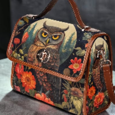 Gothic Skeleton Reading Satchel, Dark Academia Skeleton Library Floral ...