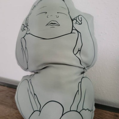 Customized Life-size Newborn Baby Pillow Birth Gift Keepsake - Etsy