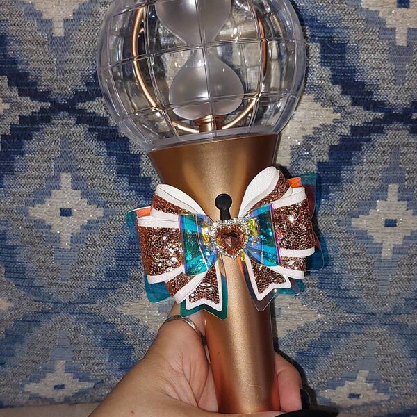 ATEEZ LIGHTINY Light Stick Leather Bow Kpop Accessory V2 Edition - Etsy