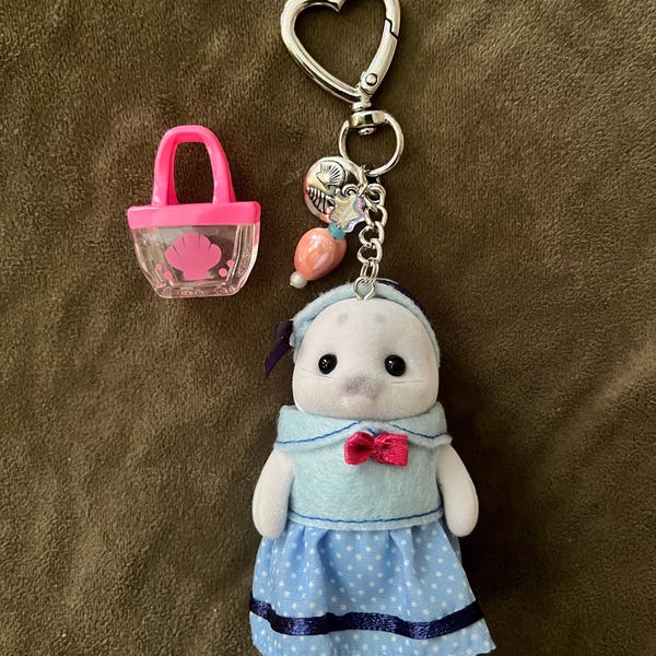 Calico Critter Keychain | Cute Keychain | Kawaii Keychain | Phone ...