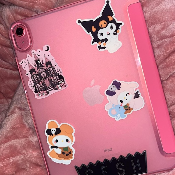 Haunted House Sticker, Spooky House Art, Gothic Stickers - Etsy