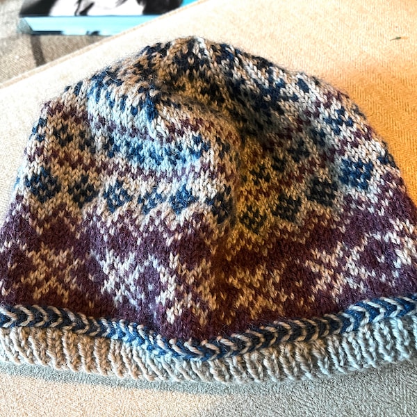 Gitchi-gami Tam - Pattern - Knitting - Instant PDF Download - Etsy