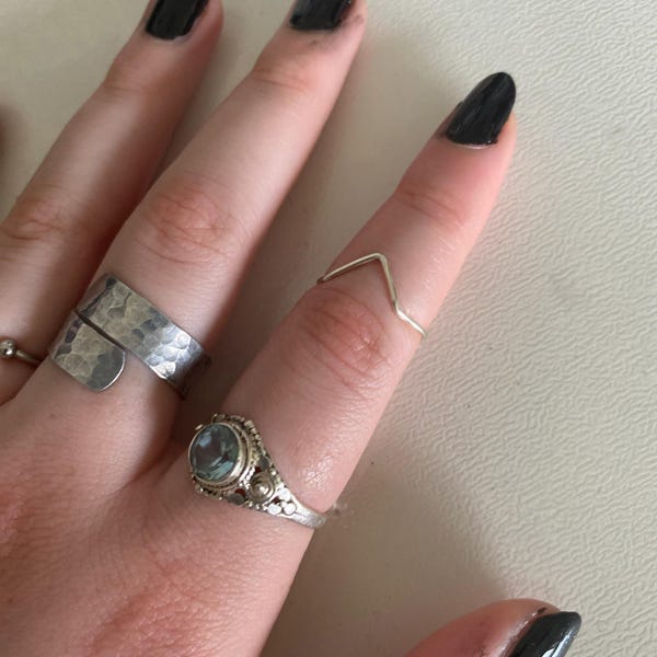 Music Note Ring, Treble Clef Ring, Adjustable Ring, Wire Wrapped Rings ...