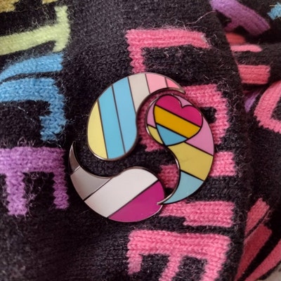 Progress Pride Bar Pin Subtle LGBT Accessory Minimalist Enamel - Etsy