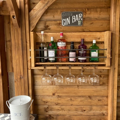 Customizable GIN BAR SIGN Gin Sign Vintage Style Gin Bar - Etsy