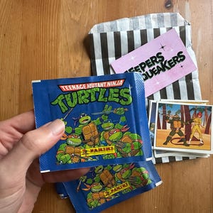 Vintage Teenage Mutant Ninja Turtles Stickers Panini Stickers, 90s TMNT ...