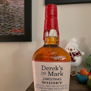 DIY Make Your Mark Custom Whisky Whiskey Label-great Birthday | Etsy