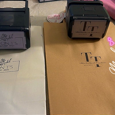 LARGE LOGO STAMPS or Small Logo Stamps, Self Inking Logo Stampers ...