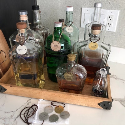 Liquor Labels, Decanter Tags, Whiskey, Scotch, Run, Vodka, Bar Tags ...