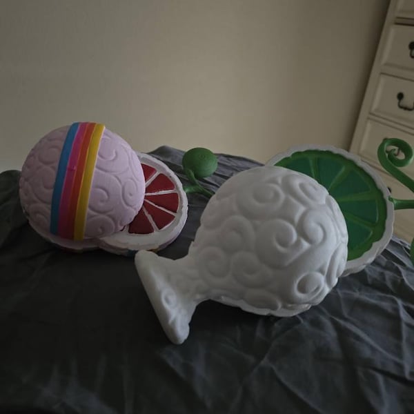 Devil Fruit Coasters & Thousand Sunny Fruit Bowl Decorative Akuma No Mi ...