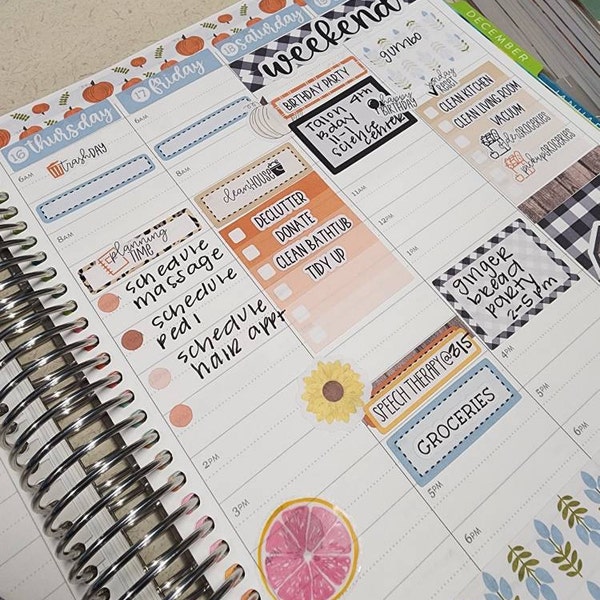 Happy Anniversary Script Planner Stickers, Word Stickers for Planner ...