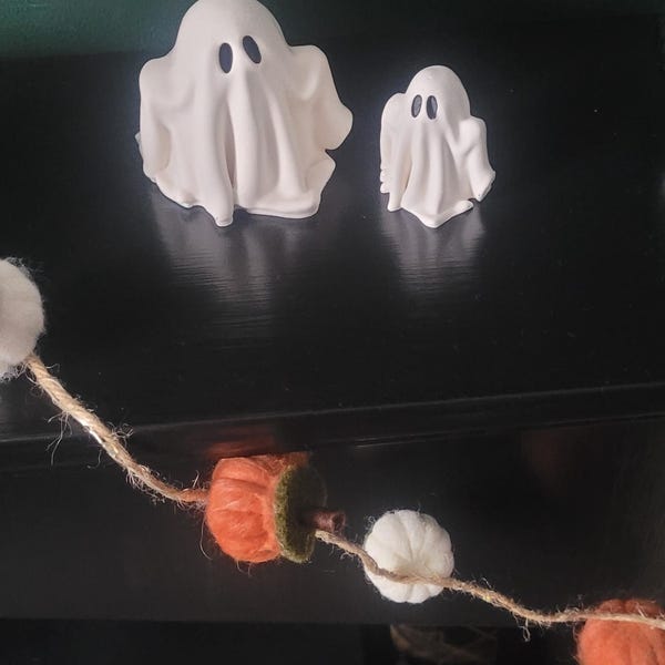 Ghost Halloween Decoration, Cute Ghost Figure, Autumn Ornament, Spooky ...
