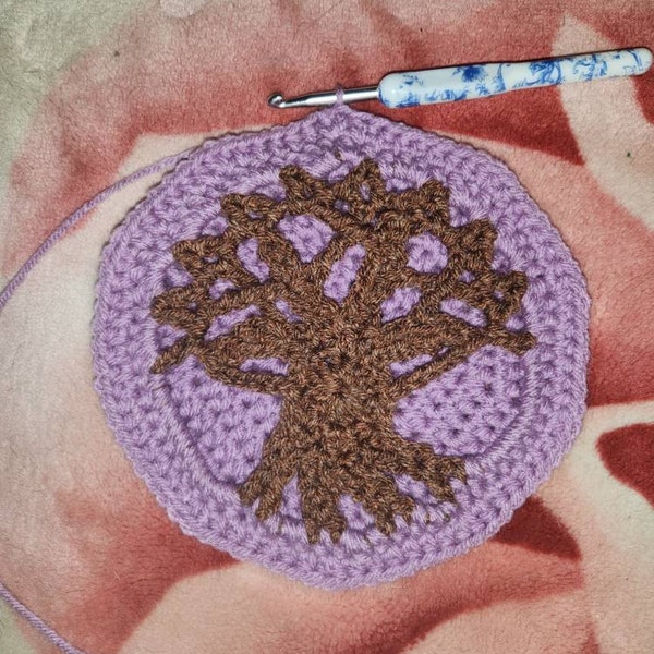 Crochet PATTERN: Embla Vest / Tree of Life Crochet Vest / Bohemian ...