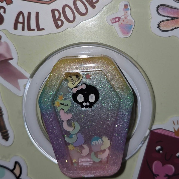 Glow in the Dark Coffin Shaker Popsocket™, Coffin Shaker Popgrip ...