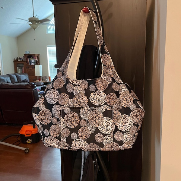 Minimalist Bag Sewing Pattern | Pentagonal Shoulder Bag Sewing Pattern ...