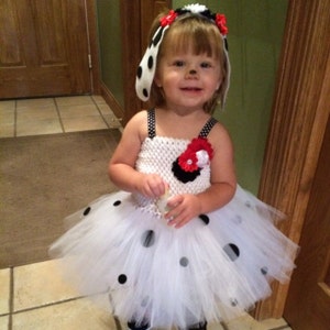 Dalmatian Costume Dalmation Tutu Halloween Costume Dalmatian Dress ...
