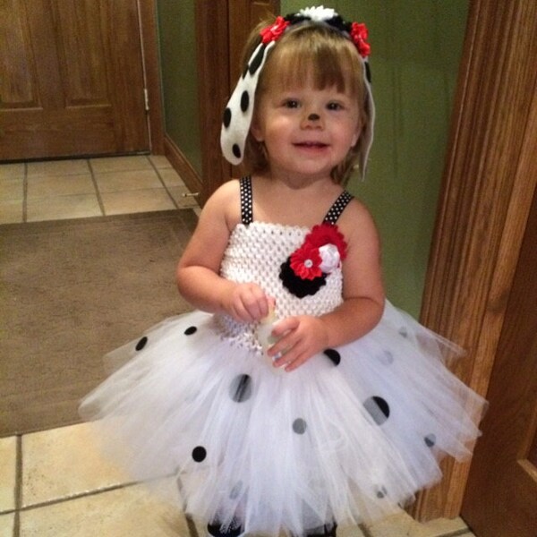 Dalmatian Costume - Dalmation Tutu - Halloween Costume - Dalmatian ...