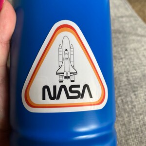 NASA Pink Worm Sticker Laptop Sticker Water Bottle Sticker | Etsy