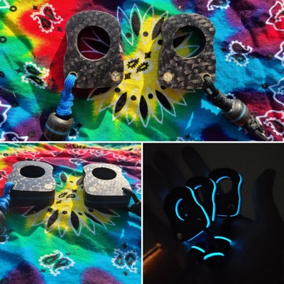 Hyperglow BLUE Glow in the Dark Sheet Plate Flat Stock Skur Composites ...