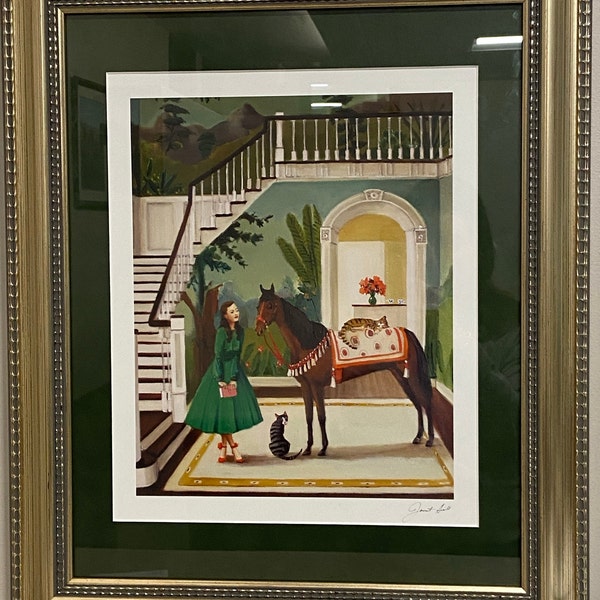 A House Horse Called Rousseau. Art Print. Janet Hill Studio - Etsy