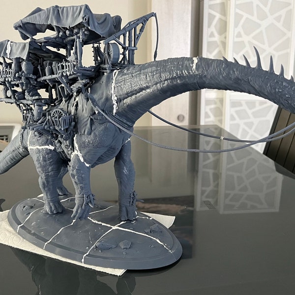Brachiosaurus Caravan - High Detail Multi-part - Resin 3D Printed ...