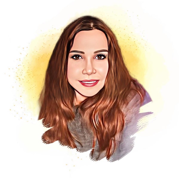 Cartoon Portrait From Photo, Social Media Profile Picture, Cartoon ...
