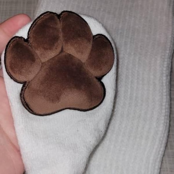 Plush Pink Paw Pad Bean Cat Style Stuffed Mochi for Furry Socks Gloves ...