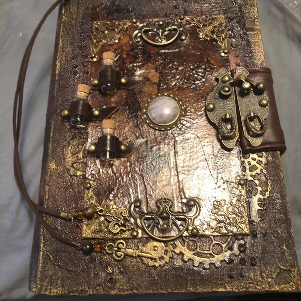 Gothic Diary Grimoire Custom Sketchbookbook of Shadows Spell Book ...