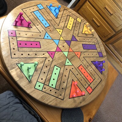 Fast Track 18 or 24 Maple amishcountry Game Board W/cards ...