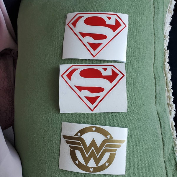 Superhero Car Decals, Superhero Vinyl Decals Laptop, Superhero Inspired ...