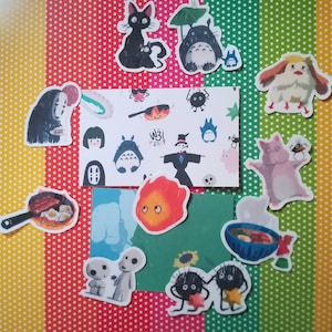 STUDIO GHIBLI STICKERS updated to Laminate - Etsy