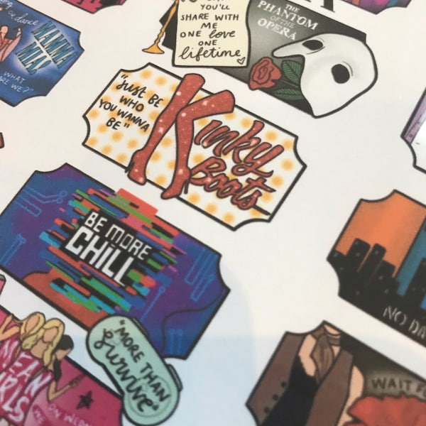 Musical Theatre Print A4 - Etsy
