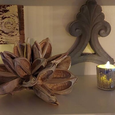 Antique Rustic French Round Forged Iron Dry Grain Measure With Riveted ...