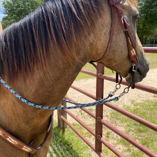 Custom Barrel Reins for Horses, Loop Reins, Trail Reins, Paracord Horse ...