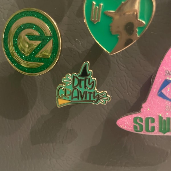 Wicked the Musical Elphaba Inspired Hard Enamel Pin - "defy Gravity ...