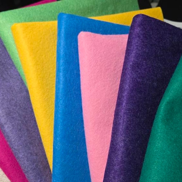 1 Yard 100% Merino Wool Felt - Cut to Order - You Choose Color -2mm ...