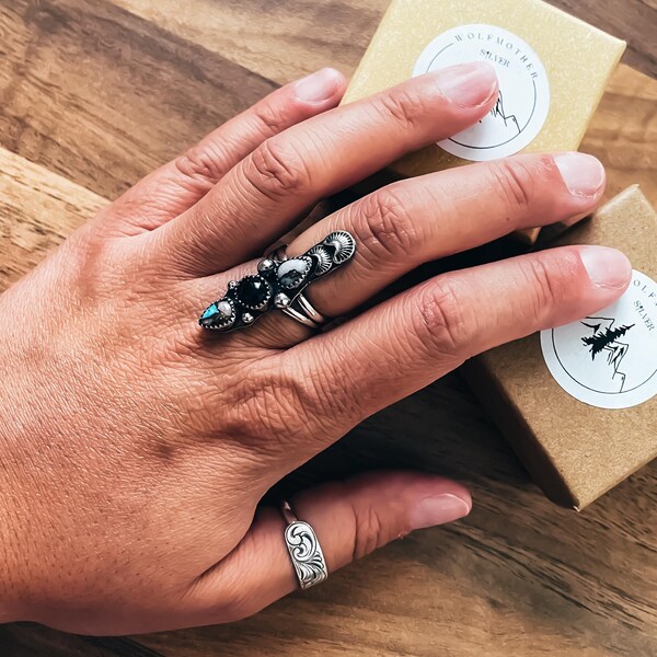 Fox Tooth Silver Ring / Fox Molar Teeth/ Sterling Silver Ring ...