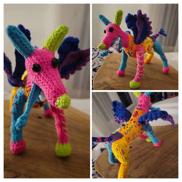 Dante Spirit Guide @ Coco Movie _ English Crochet Pattern - Etsy