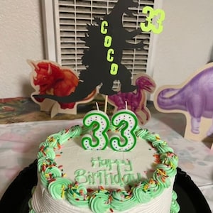 Godzilla Centerpiece Picks/ Godzilla Cake Topper / Dinosaur Party READY ...