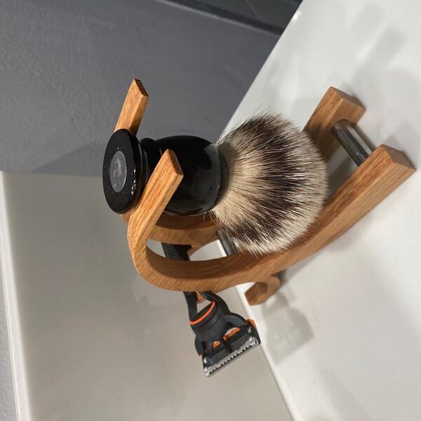 Brick Safety Razor Display African Hardwood - Etsy