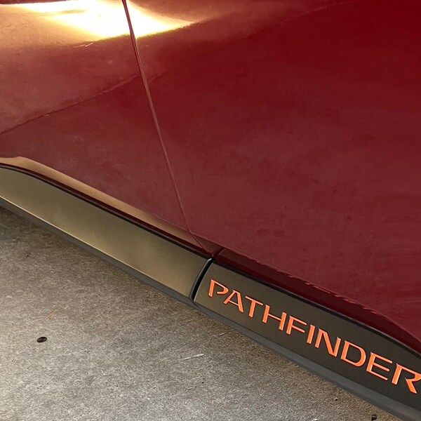 Domed 3D Raised Letters Inserts Compatible With TRD Pro Skid Plate ...