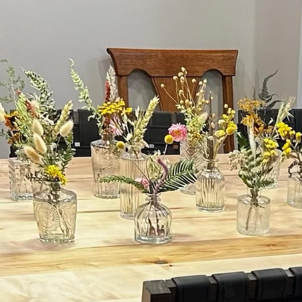 Mini Bouquet Bundle, Small Flower Arrangements, Organic Preserved ...