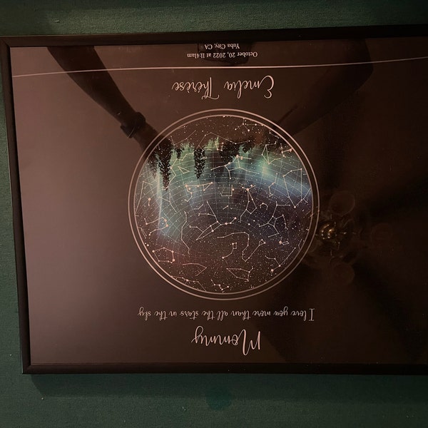 2 3 4 Custom Star Maps by Date and Location, Grandpa GIFT, Personalized ...