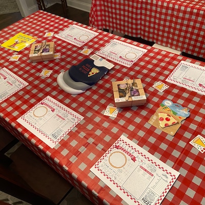 Pizza Table Place Mats, Pizza Party Table Placemats, Placemat for Kids ...