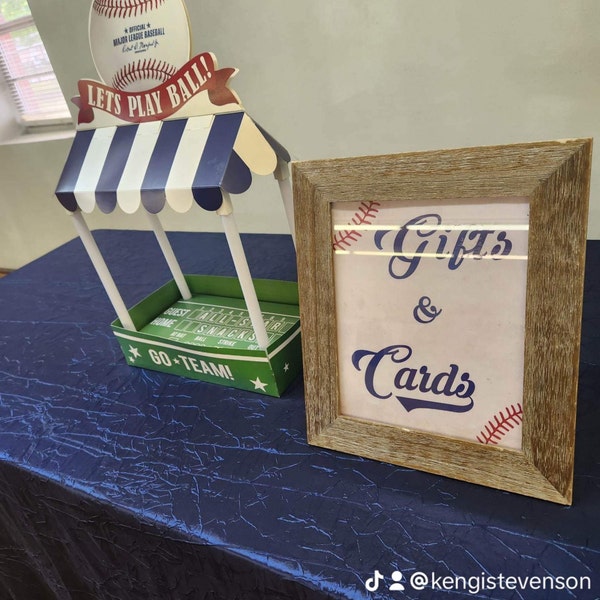 Baseball Gifts & Cards Baby Shower Signs, Gifts Baby Shower Sign, Baby ...
